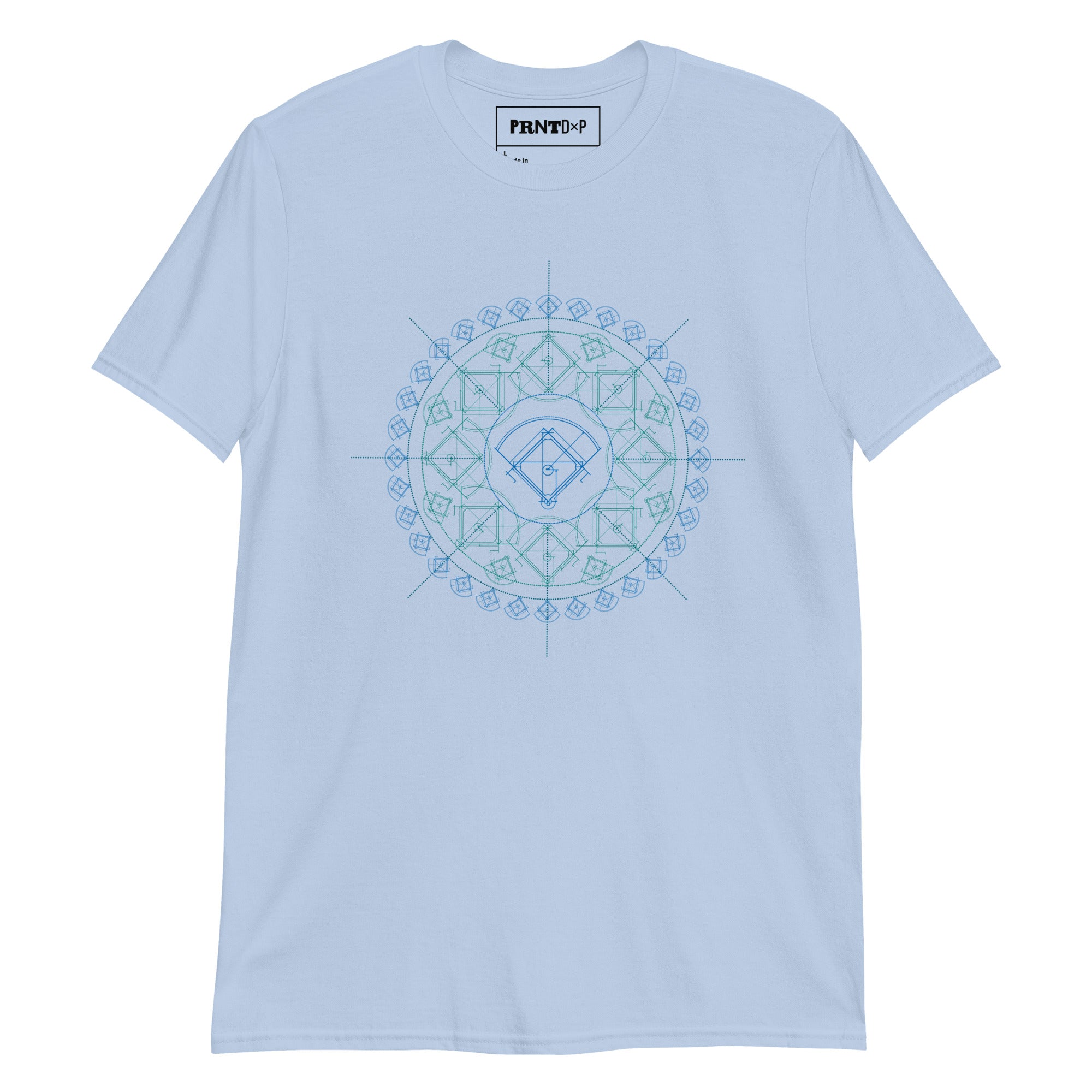 Baseball Field Mandala | Baseball T-Shirt | Cool Baseball – P R N T D x P